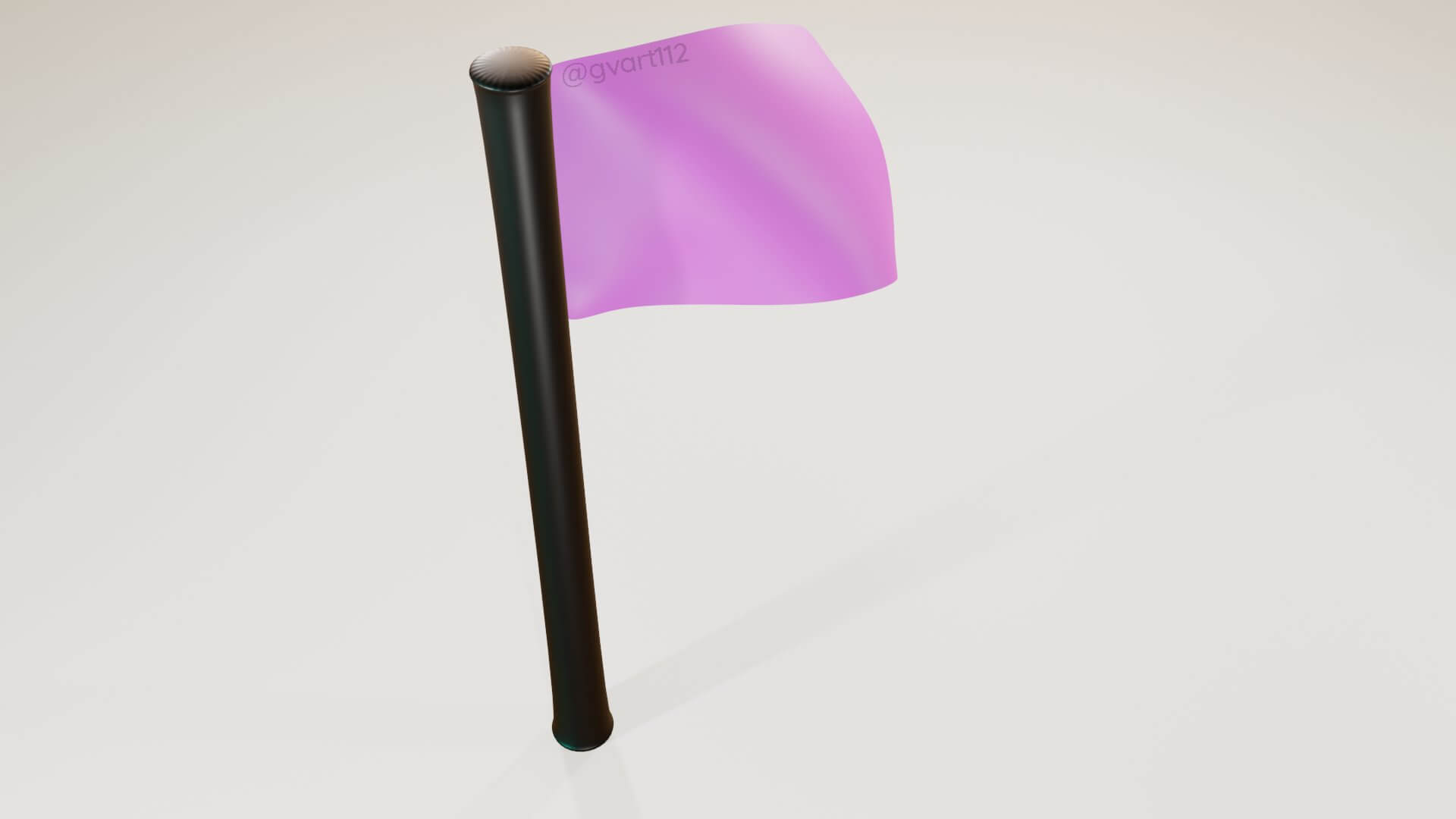 Low Poly Flag - 3D Model by gvart