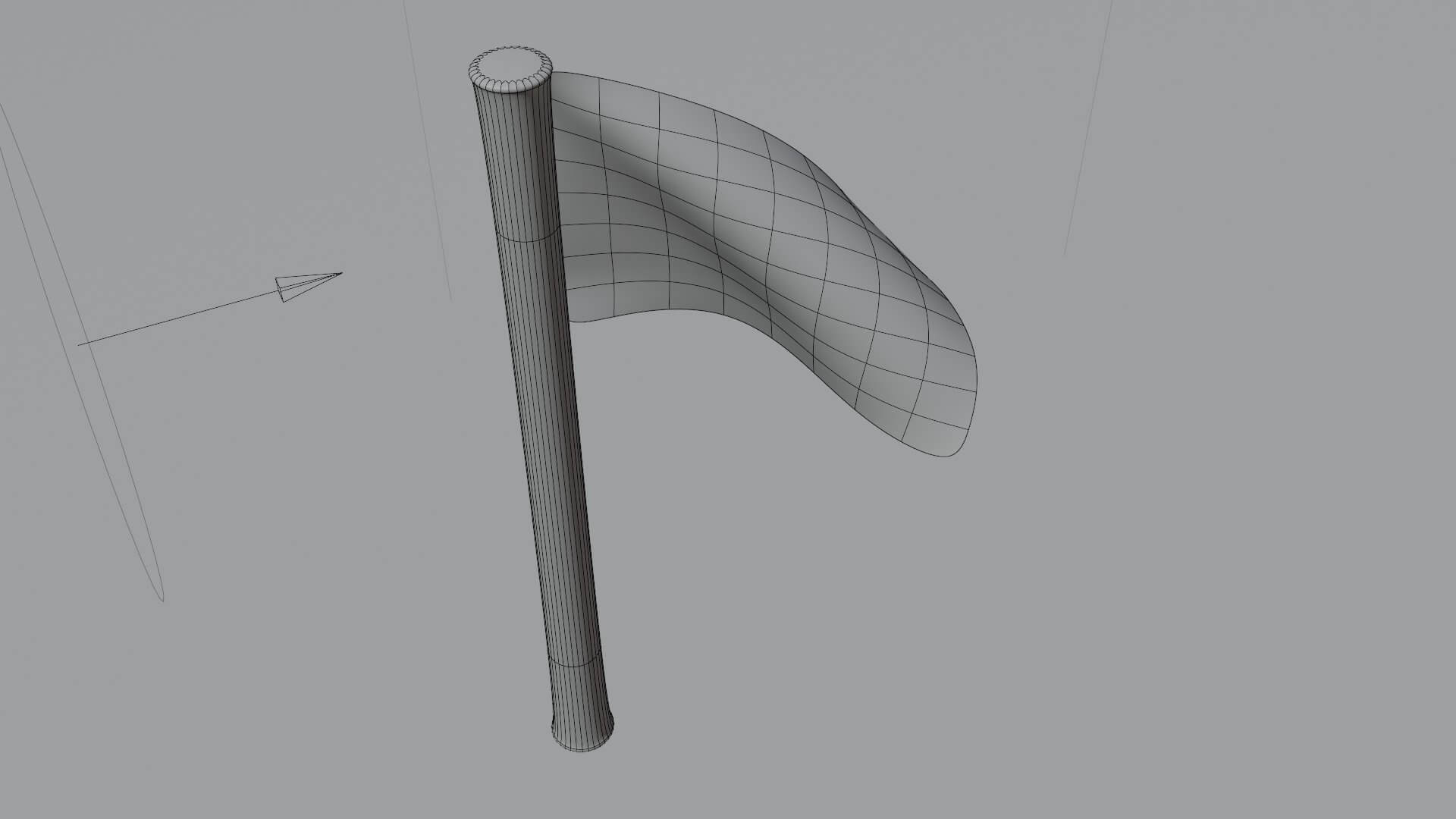 Low Poly Flag - 3D Model by gvart