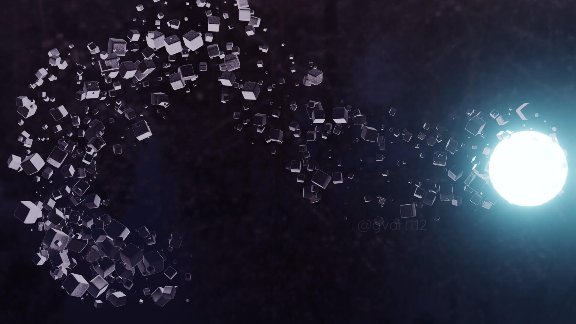 Particles from Ball Animated - 3D Model by gvart