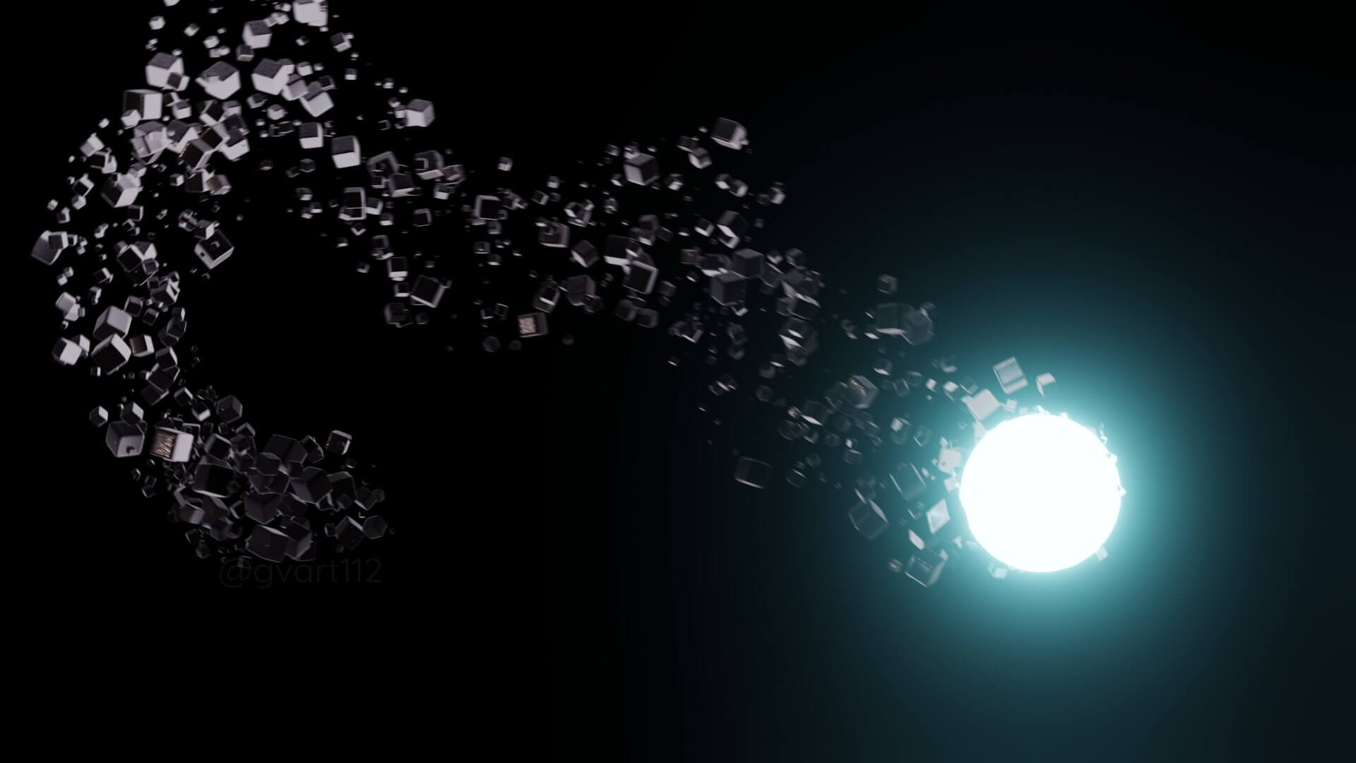 Particles from Ball Animated - 3D Model by gvart