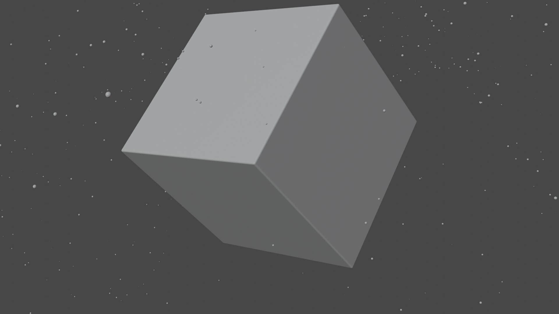 Shiny Blue Ice Cube - 3D Model by gvart