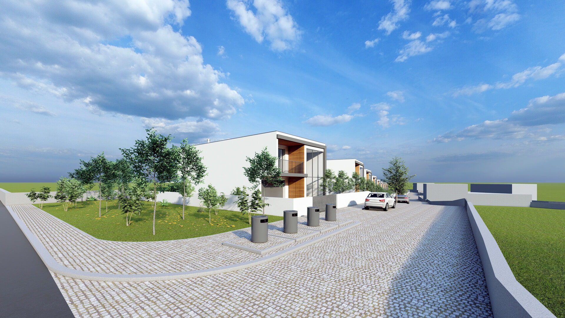 9 Houses in Areias, Barcelos, Portugal - 3D Model by GVelhinho