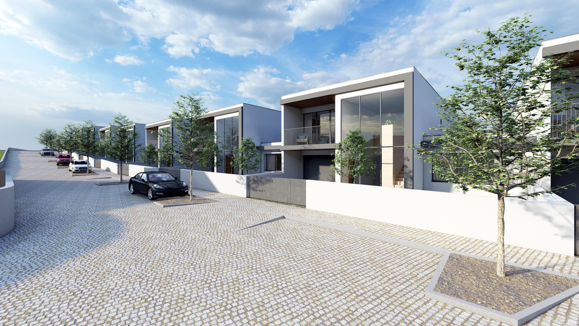 9 Houses in Areias, Barcelos, Portugal - 3D Model by GVelhinho