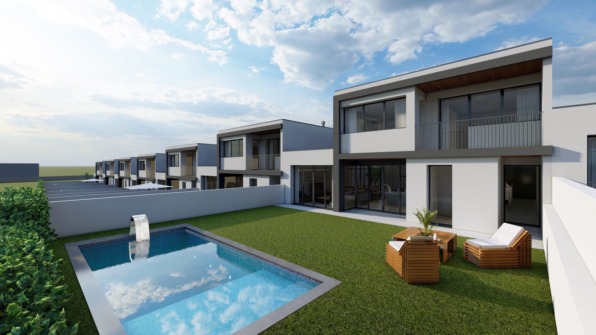 9 Houses in Areias, Barcelos, Portugal - 3D Model by GVelhinho