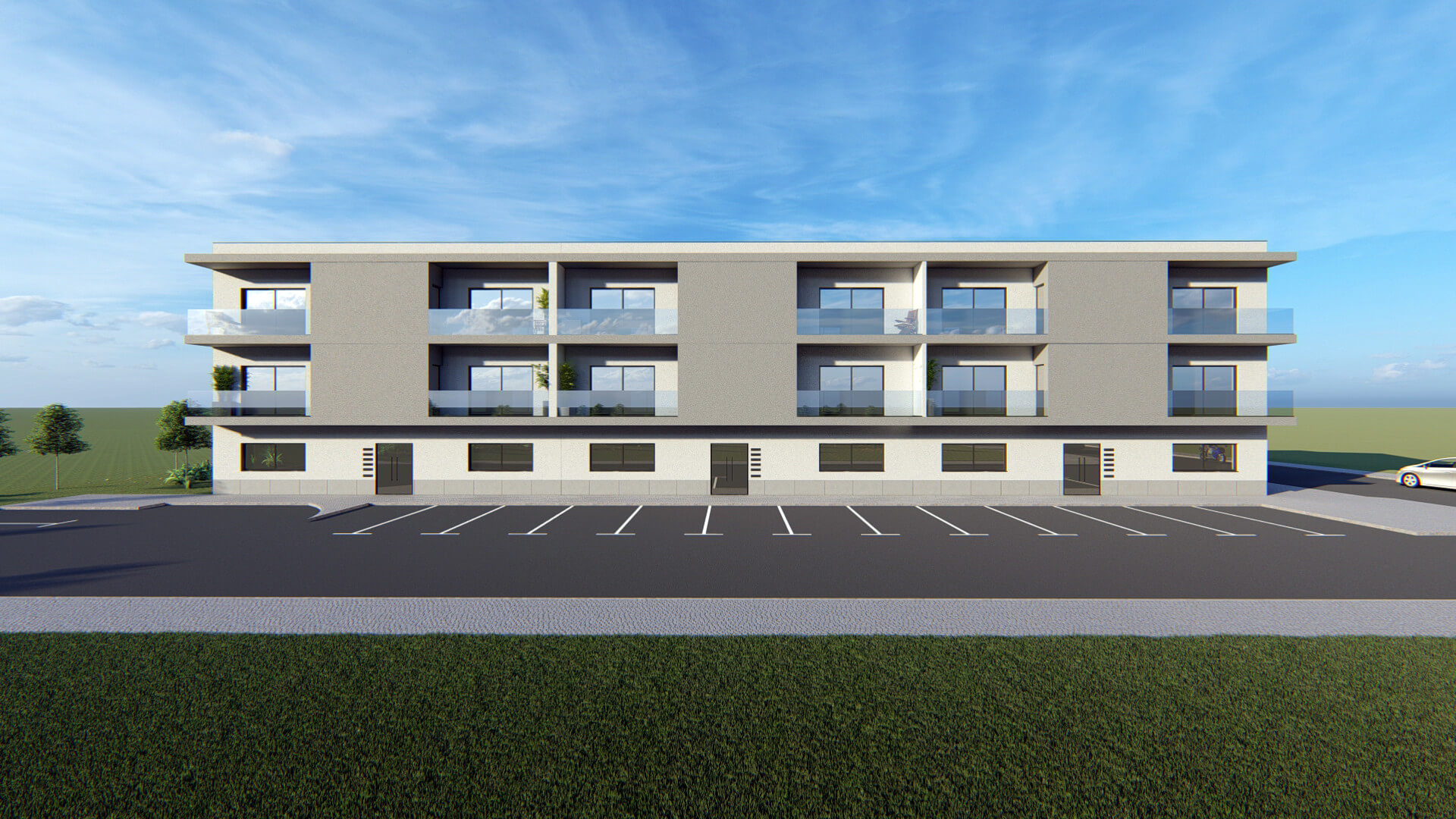 Building in Samora Correia - Portugal 3D Model by GVelhinho