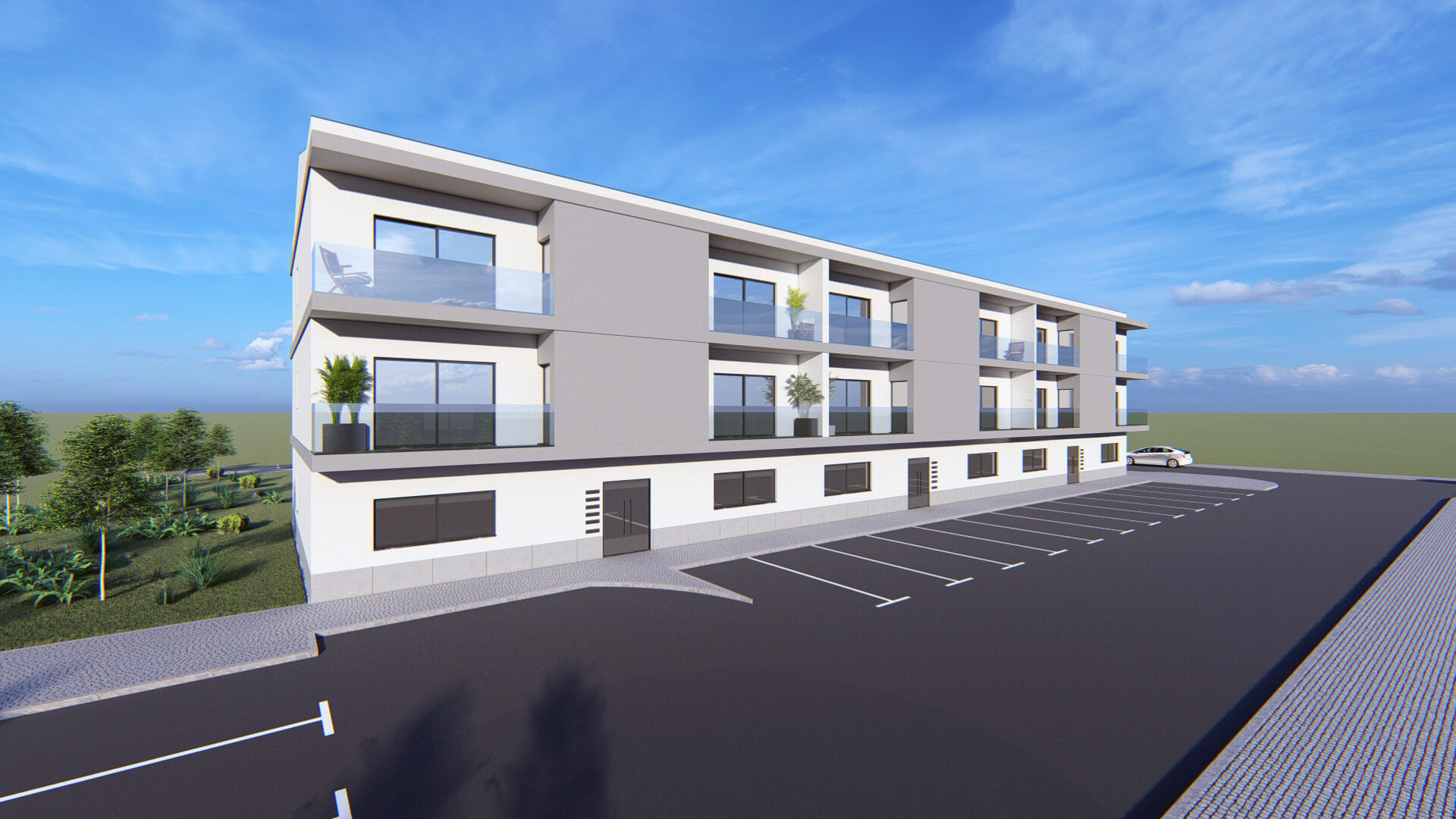 Building in Samora Correia - Portugal 3D Model by GVelhinho