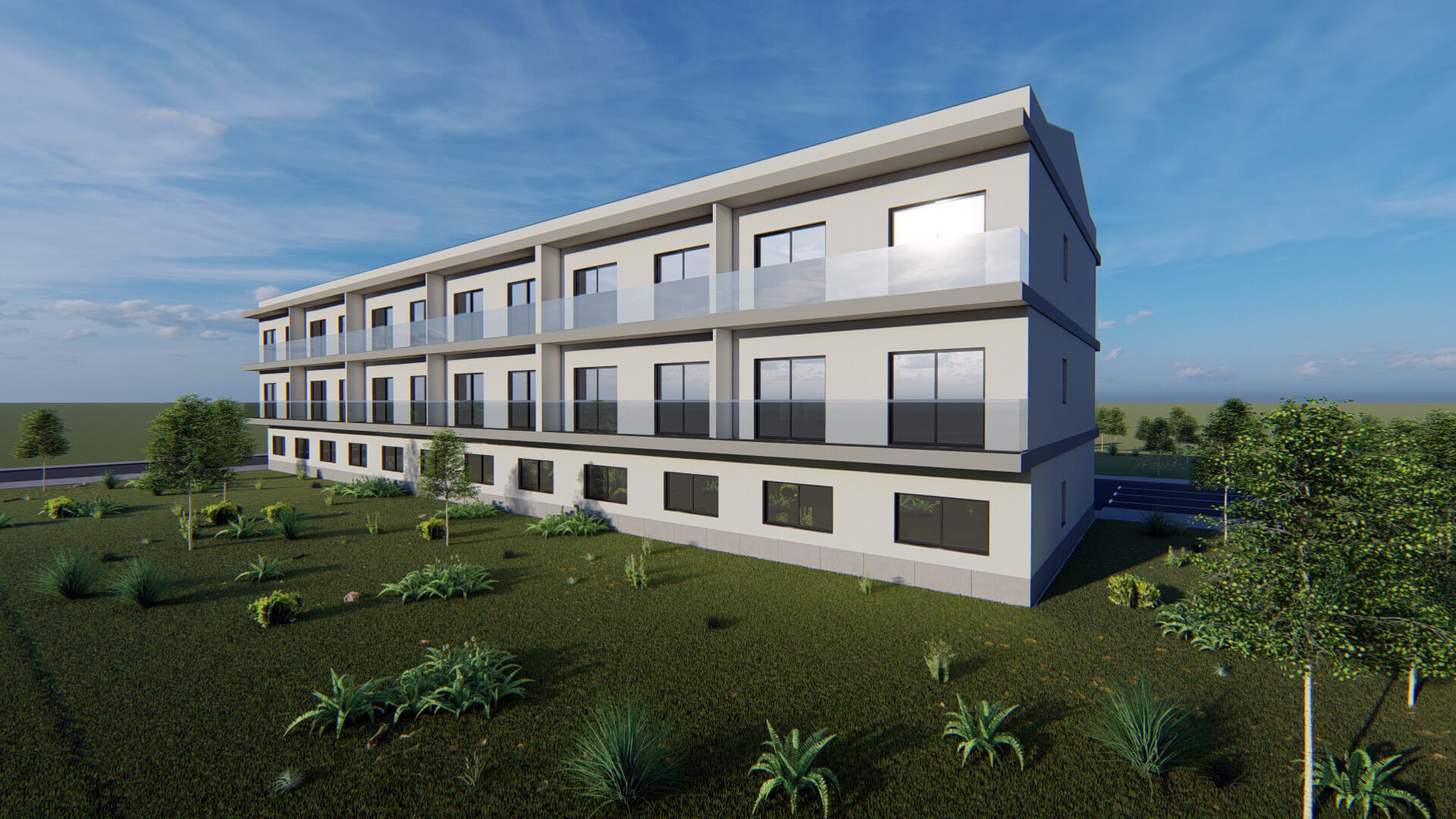 Building in Samora Correia - Portugal 3D Model by GVelhinho