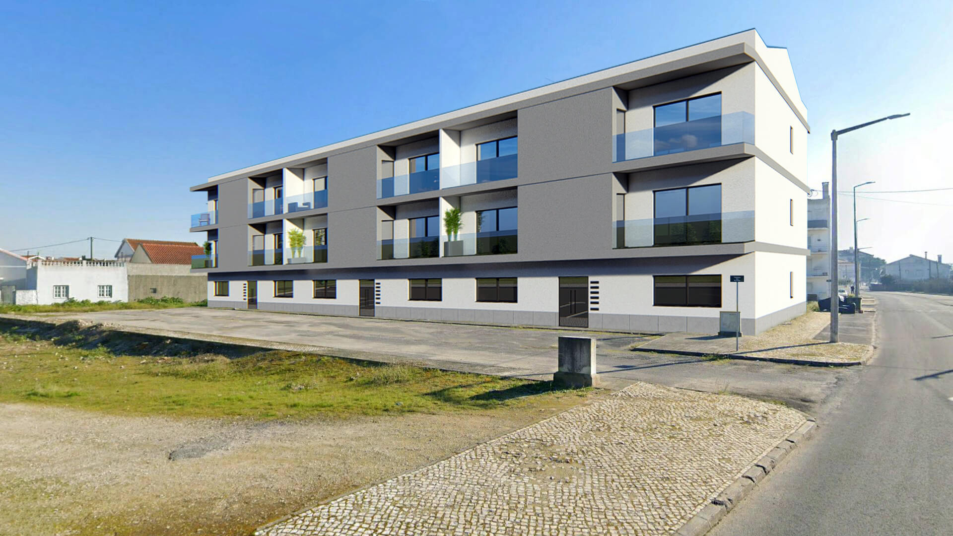 Building in Samora Correia - Portugal 3D Render by GVelhinho