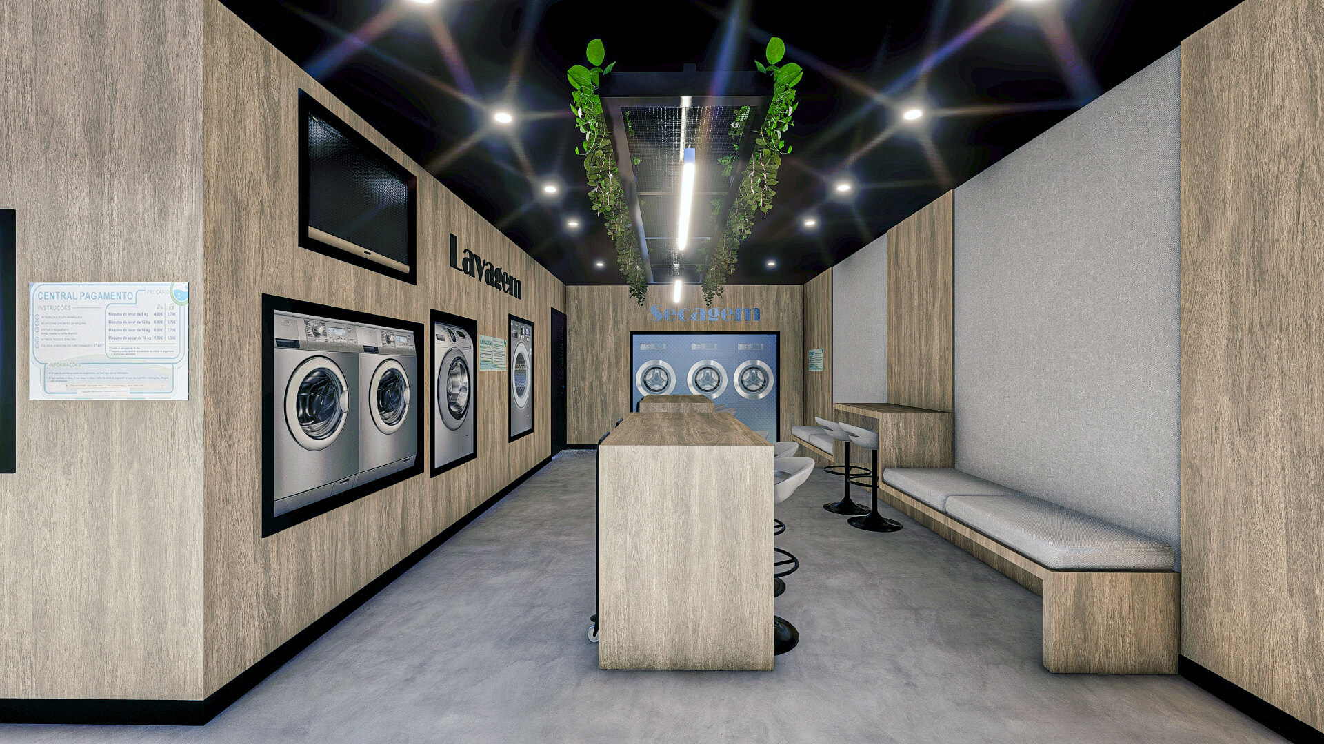 Self Service Laundry - 3D Model by GVelhinho
