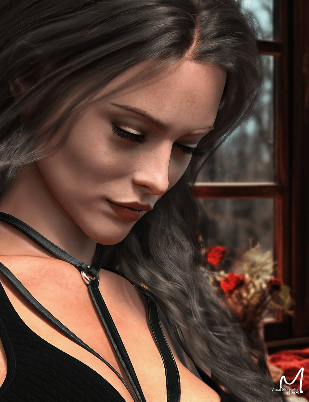 Adeline 3D Render, Digital Art by gwasanee