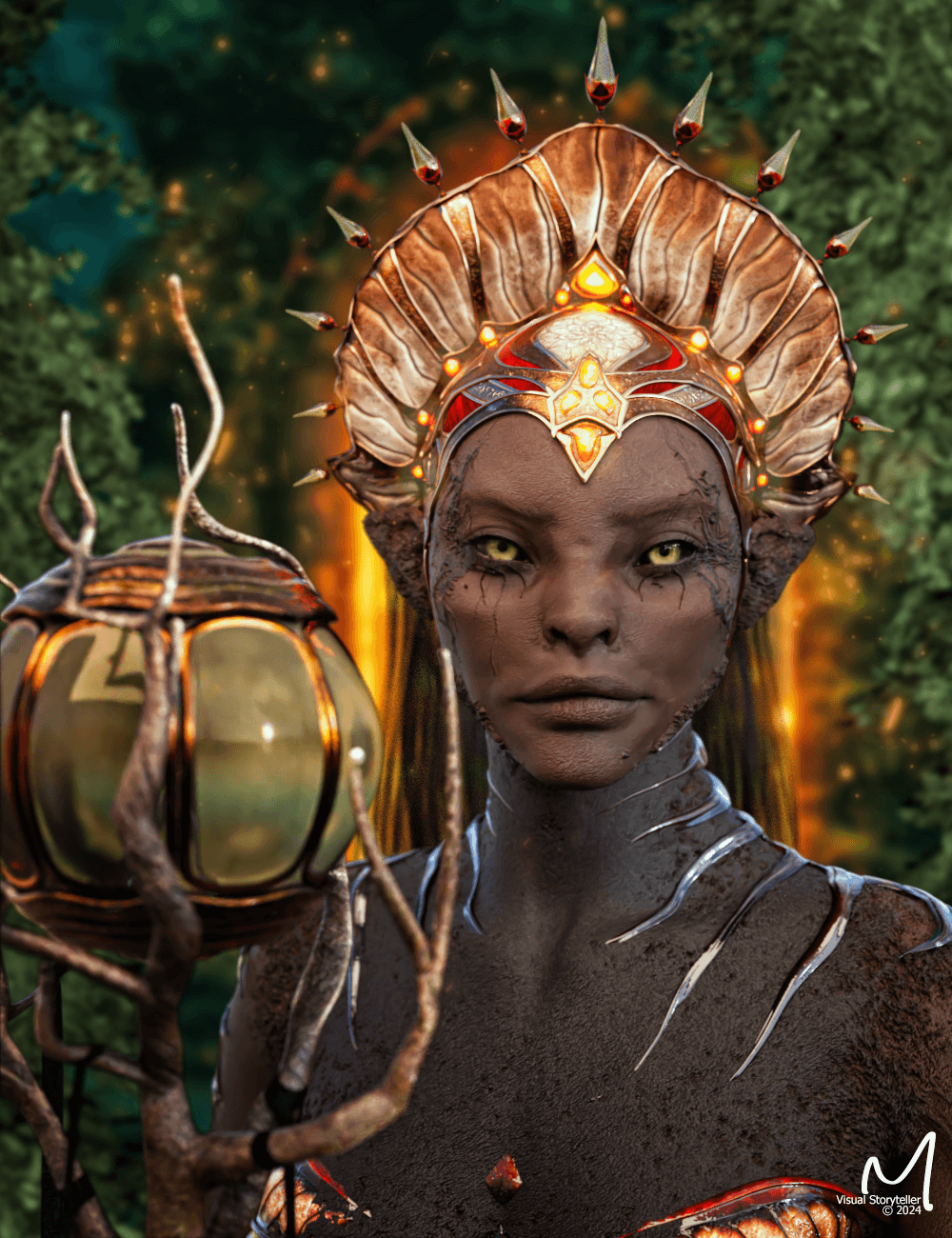 Anyana 3D Render, Digital Art by gwasanee