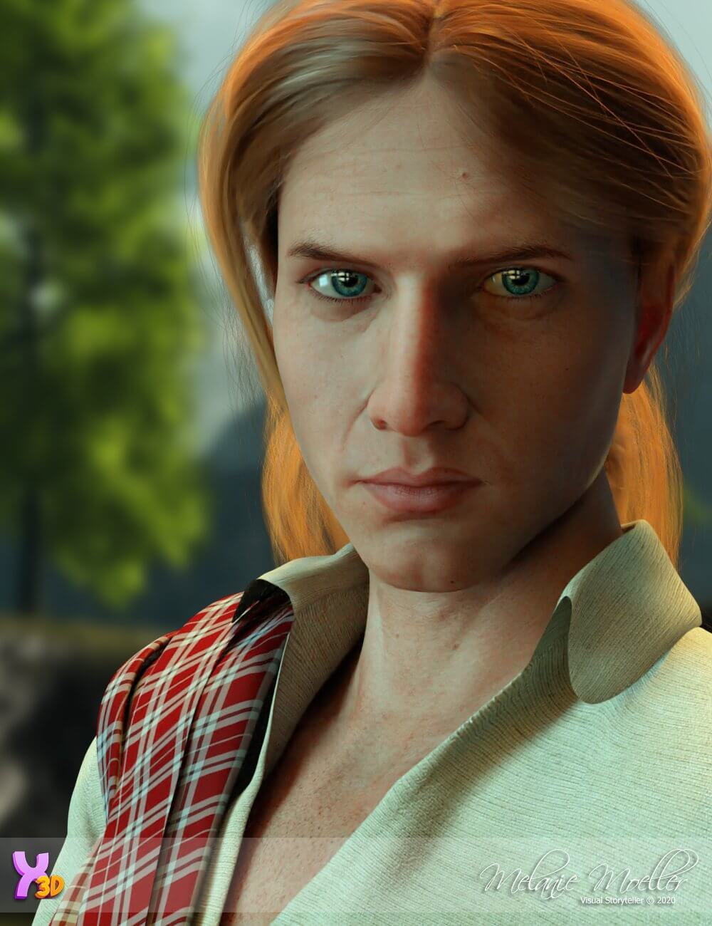 Davyn 3D Render, Digital Art by gwasanee