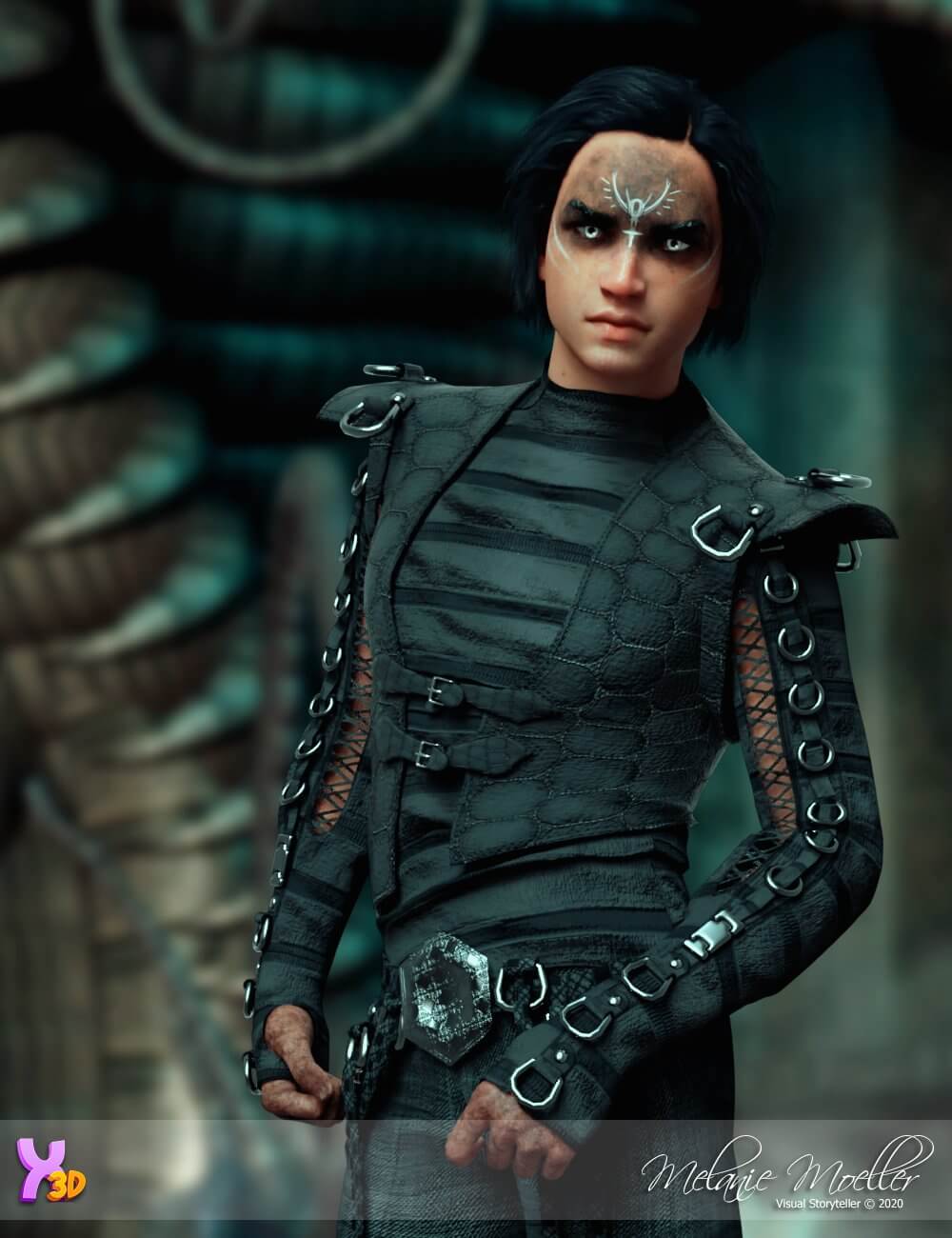 Eyoel 3D Render, Digital Art by gwasanee