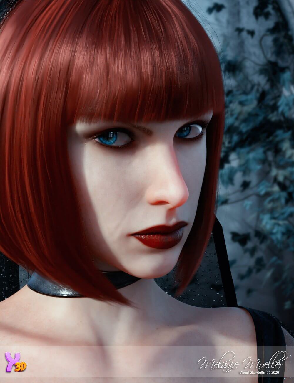 Gilly 3D Render, Digital Art by gwasanee