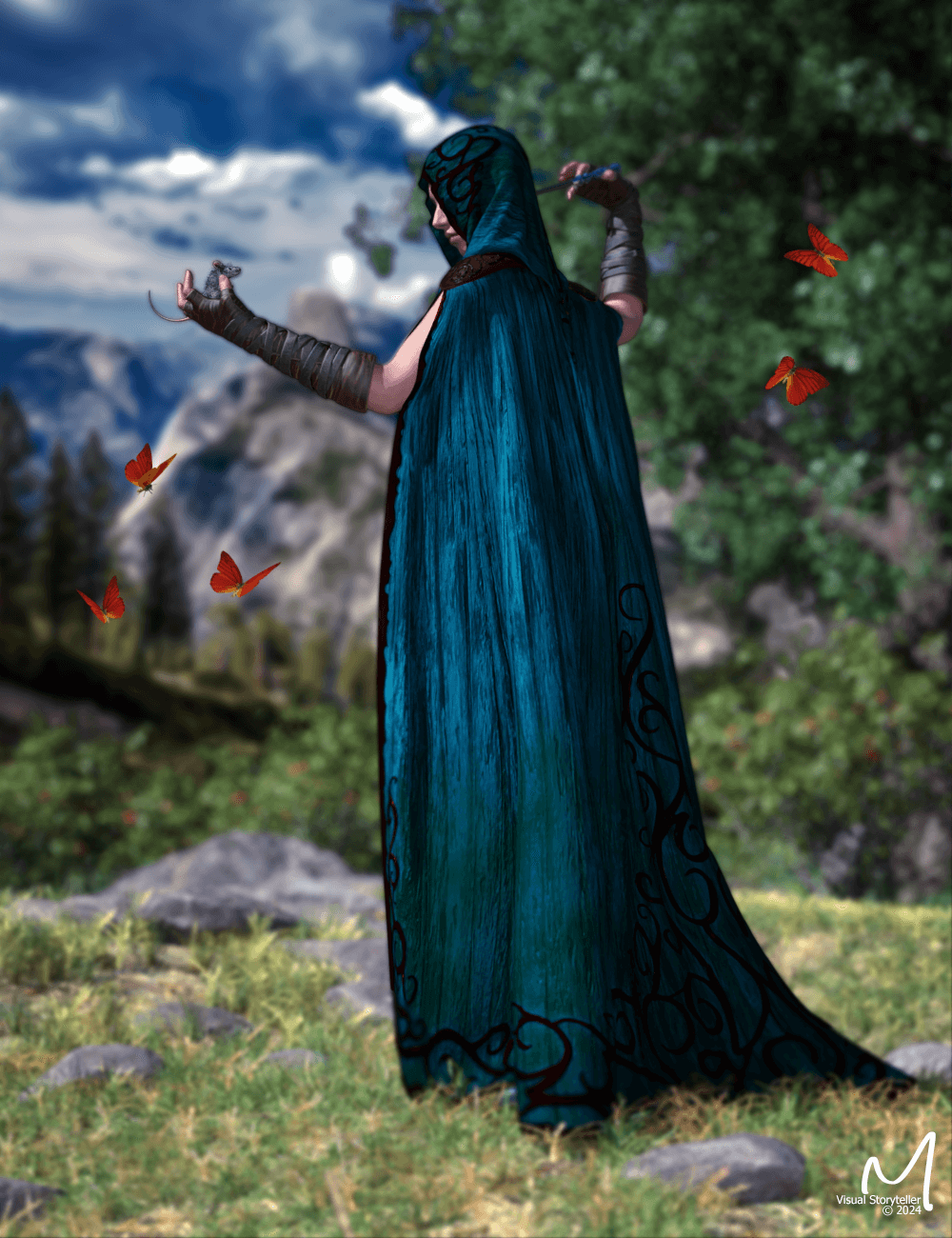 Herja 3D Render, Digital Art by gwasanee