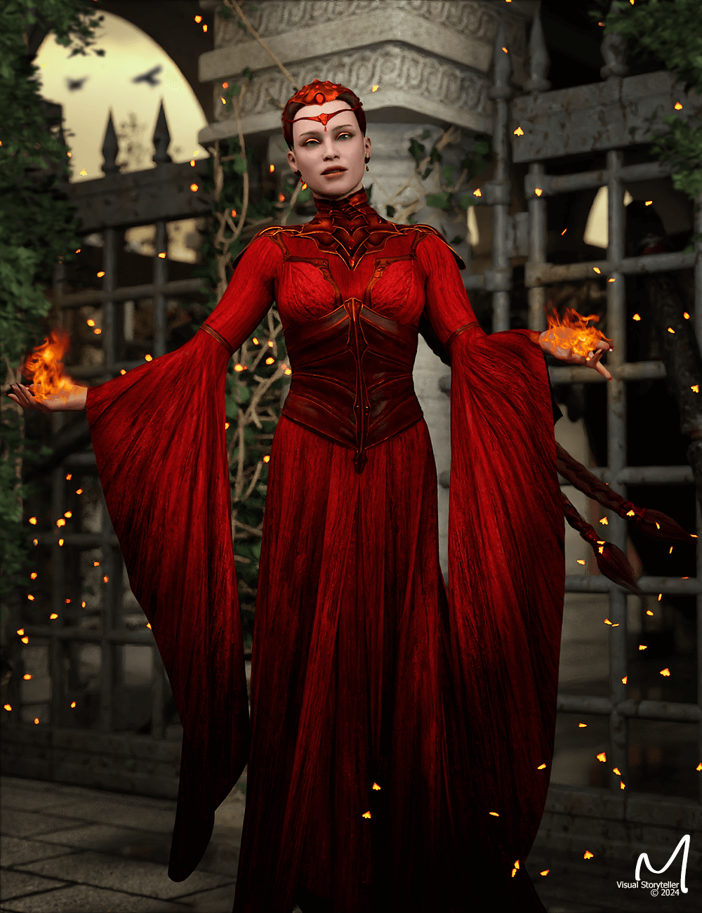 Kalomira 3D Render, Digital Art by gwasanee