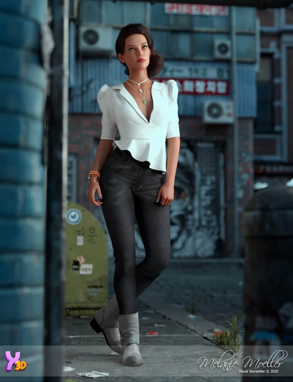 Lee 3D Render, Digital Art by gwasanee