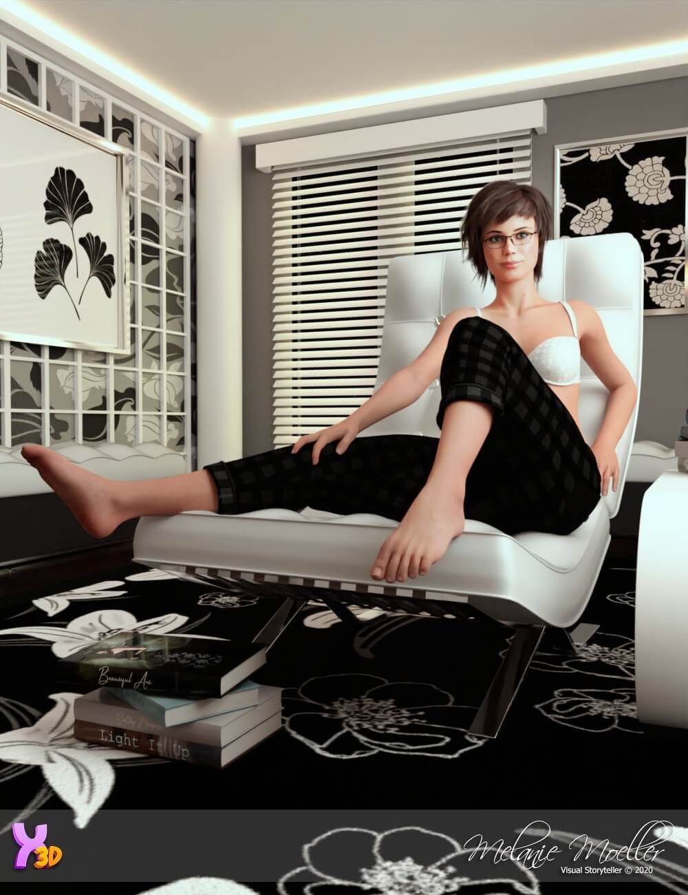 Lynn 3D Render, Digital Art by gwasanee