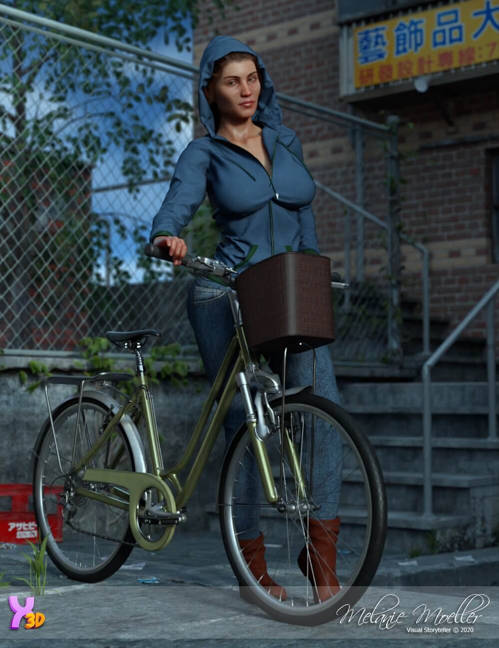 Mena 3D Render, Digital Art by gwasanee