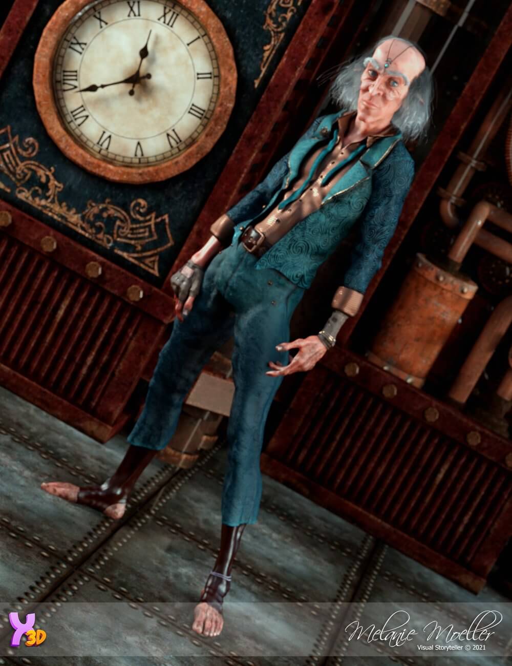 Rafe 3D Render, Digital Art by gwasanee