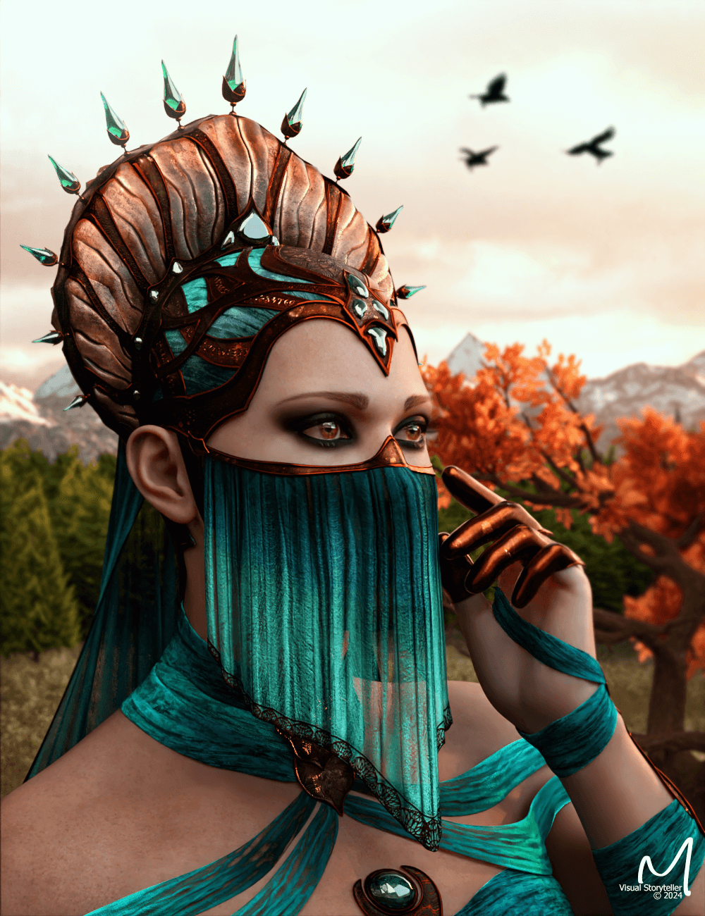 Raluca 3D Render, Digital Art by gwasanee