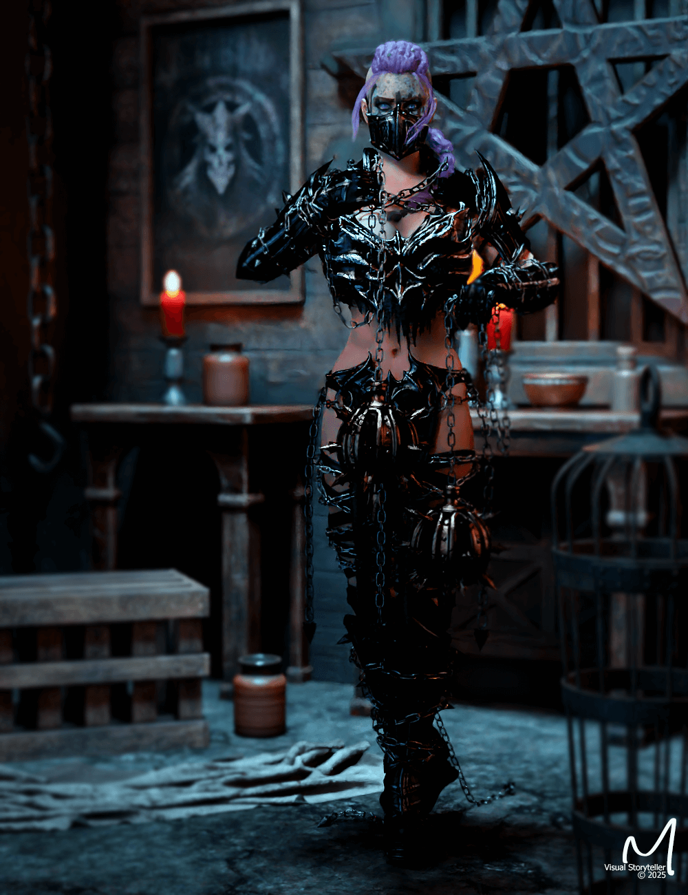 Thyra 3D Render, Digital Art by gwasanee