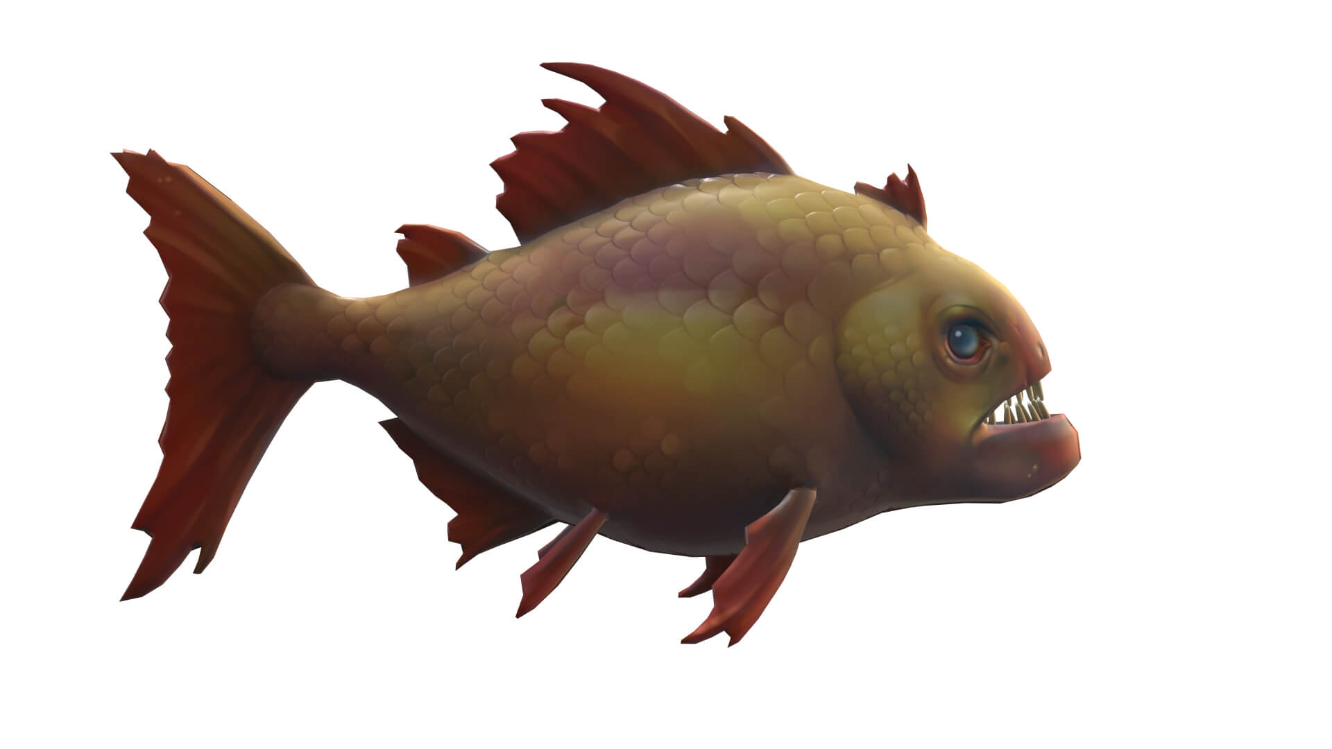 Anglerfish Fish - 3D Model by H3afDya