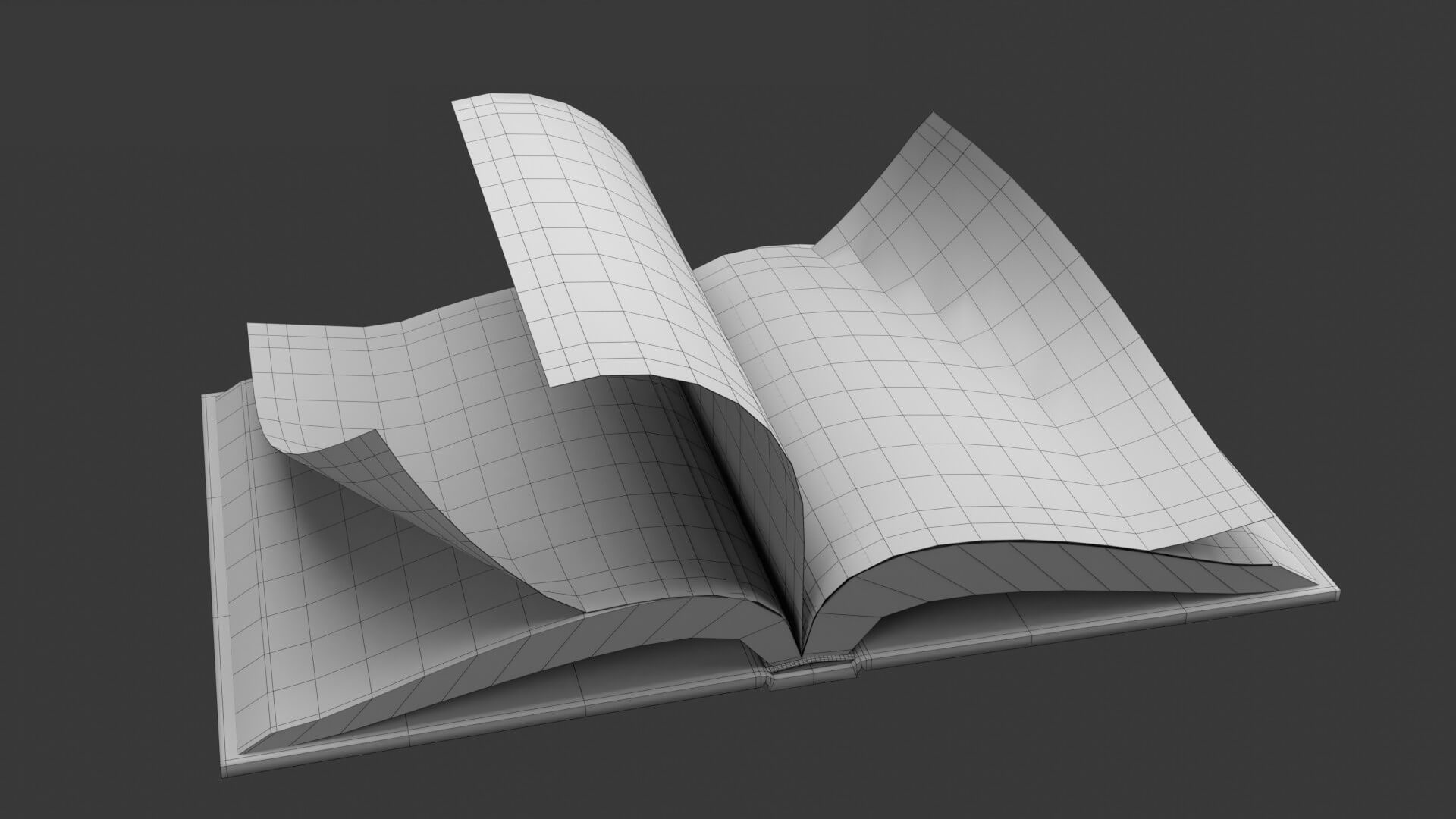 Black Medieval Book - 3D Model by H3afDya