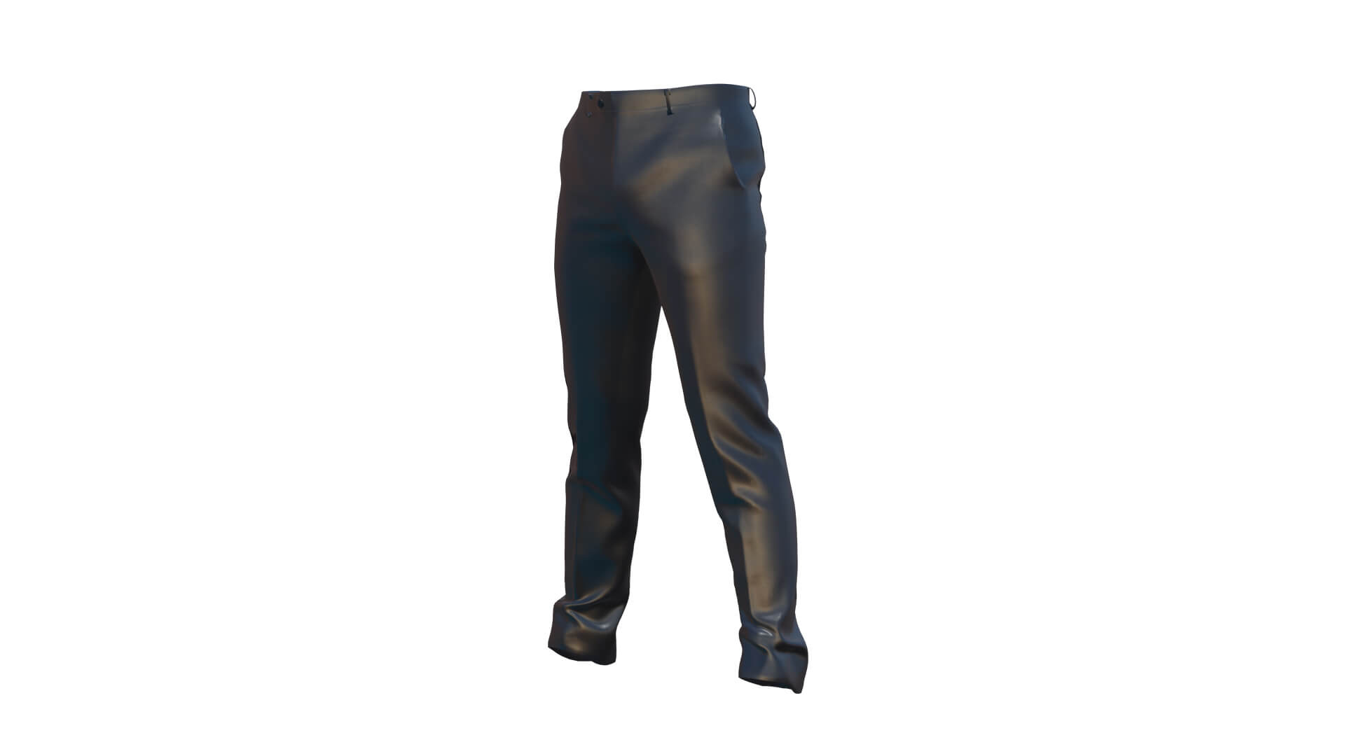 Black Slacks Pants - 3D Model by H3afDya