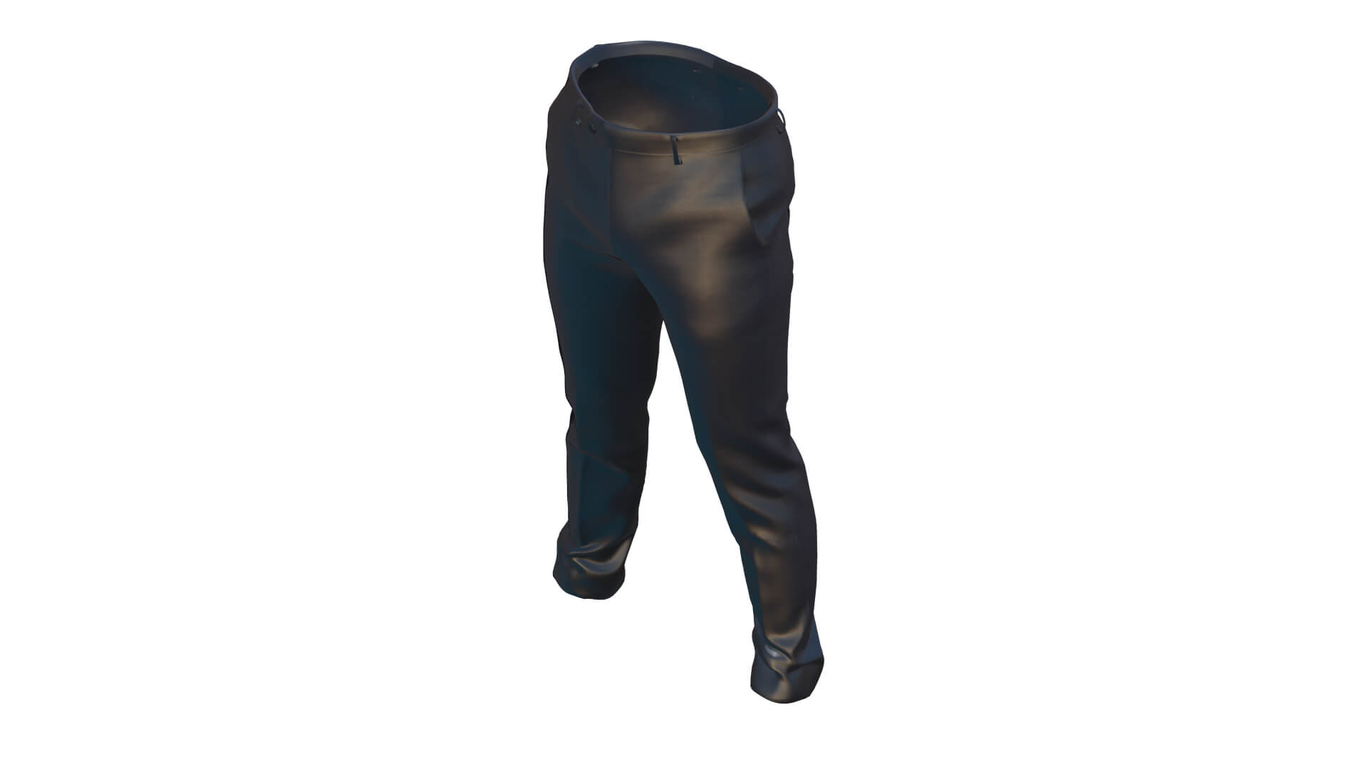 Black Slacks Pants - 3D Model by H3afDya