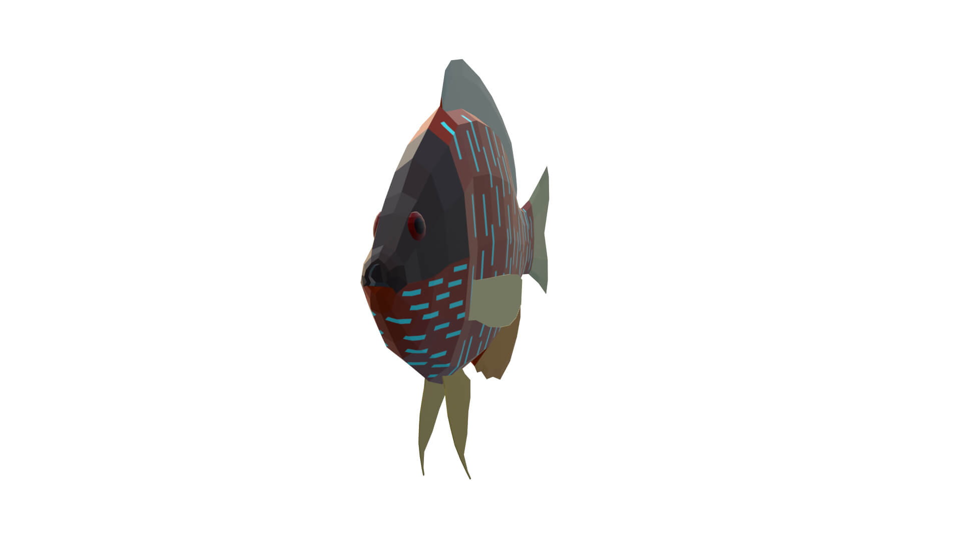 Bluegill Fish - 3D Model by H3afDya