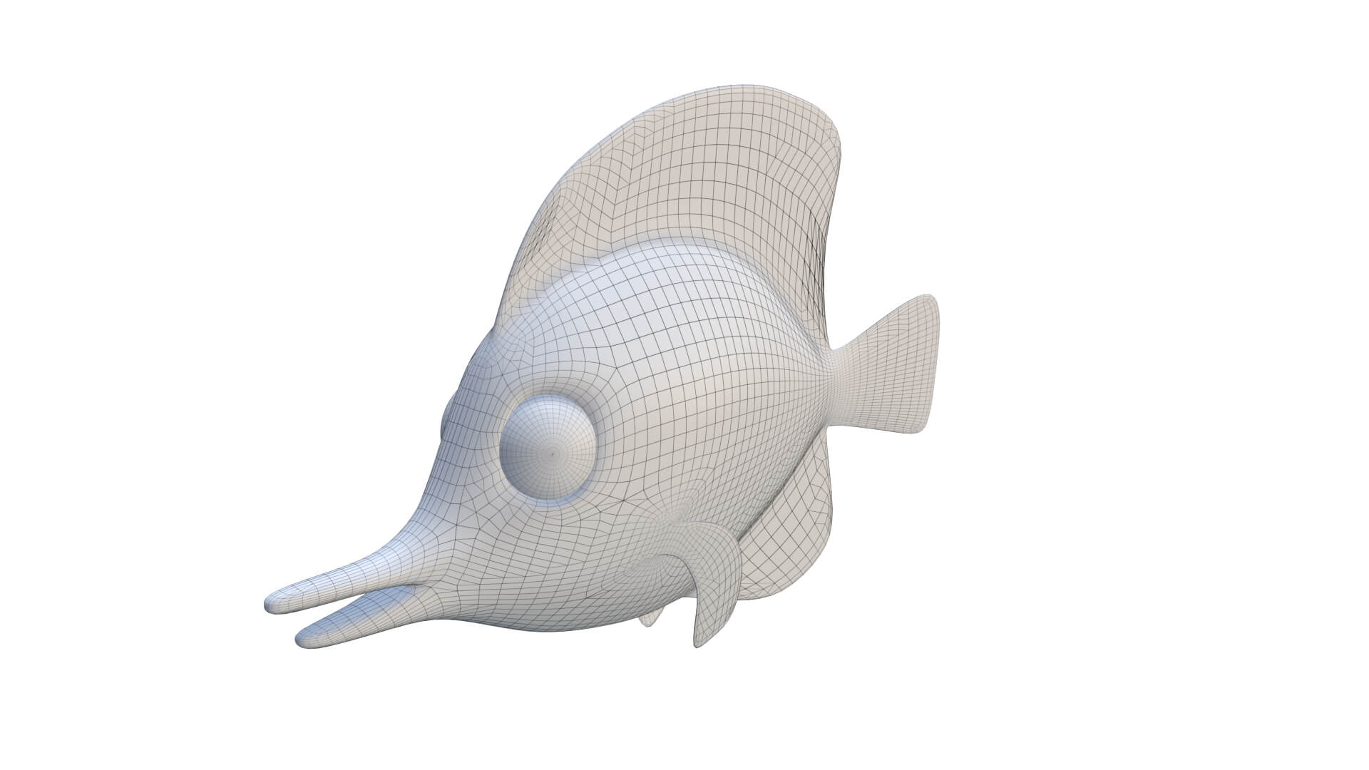Cartoon Fish - 3D Model by H3afDya