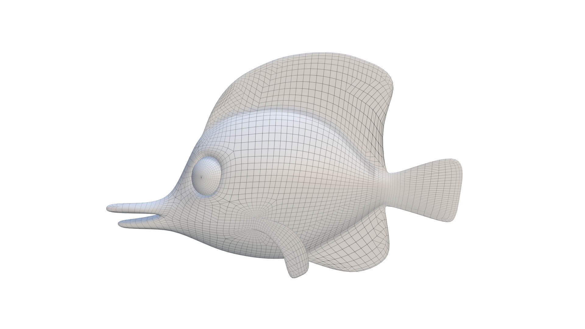 Cartoon Fish - 3D Model by H3afDya