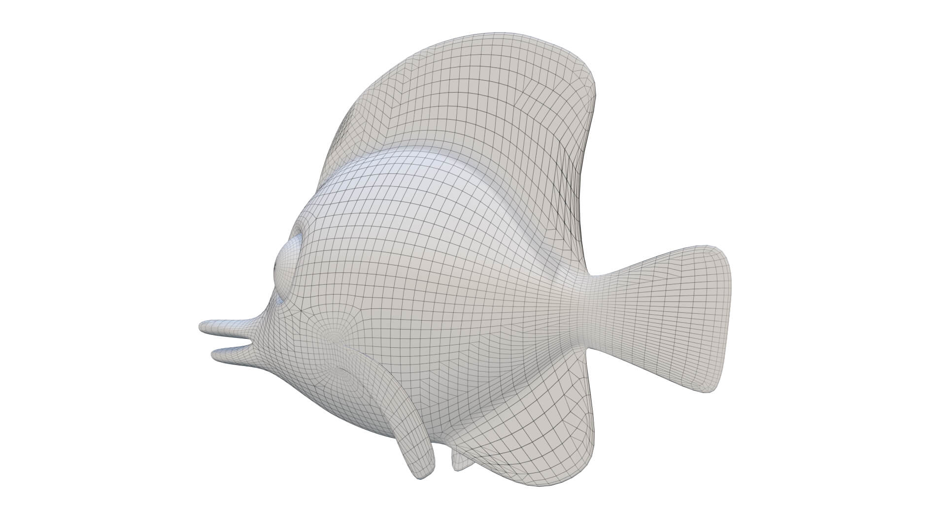 Cartoon Fish - 3D Model by H3afDya