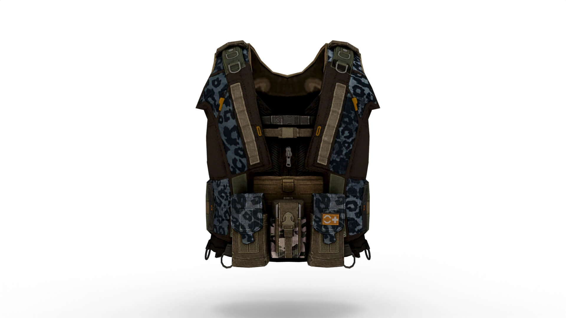 Military Combat Vest - 3D Model by H3afDya
