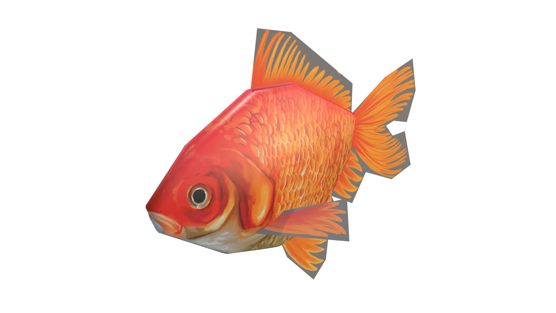 Common Goldfish - 3D Model by H3afDya