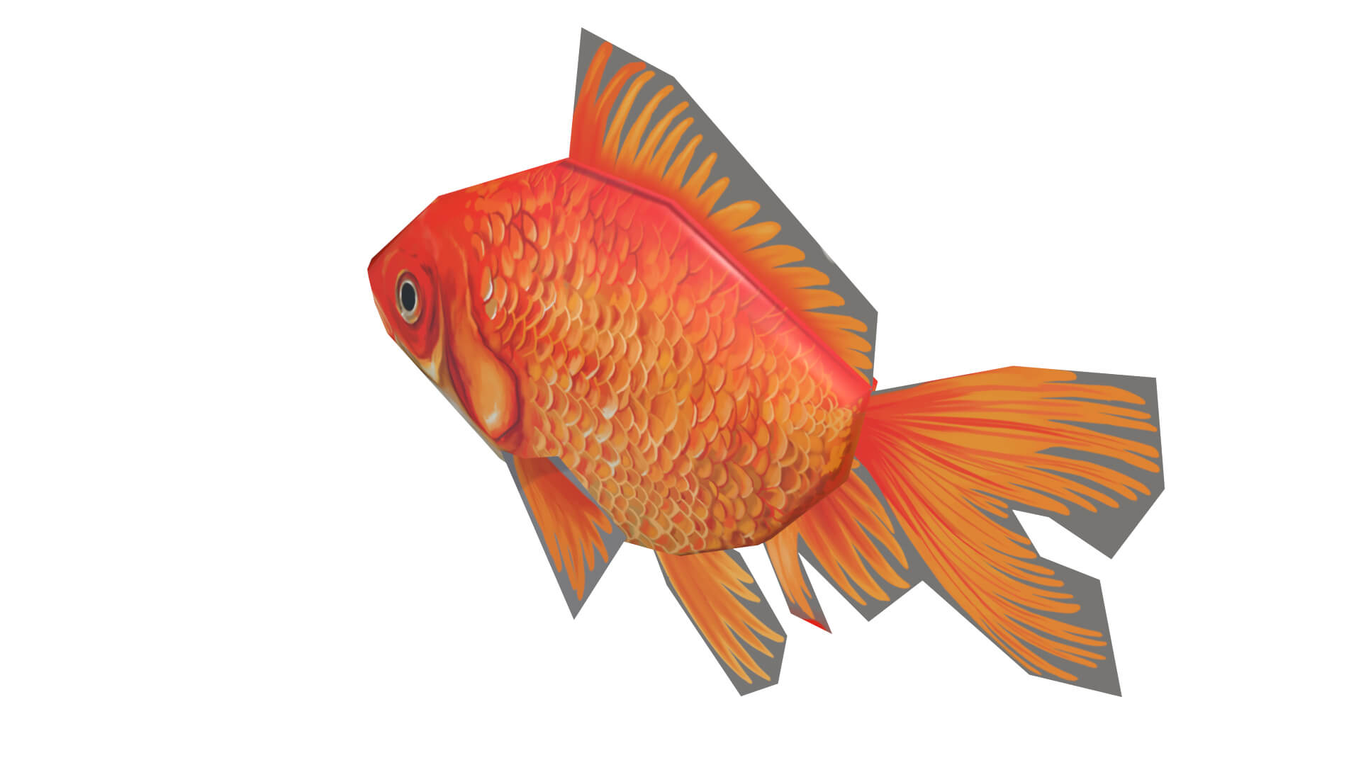 Common Goldfish - 3D Model by H3afDya