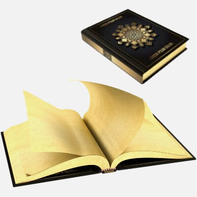 Golden Rigged Book - 3D Model by H3afDya