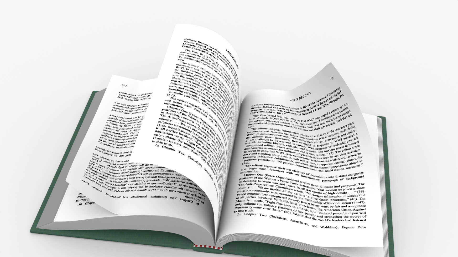 Green Cover Book - 3D Model by H3afDya