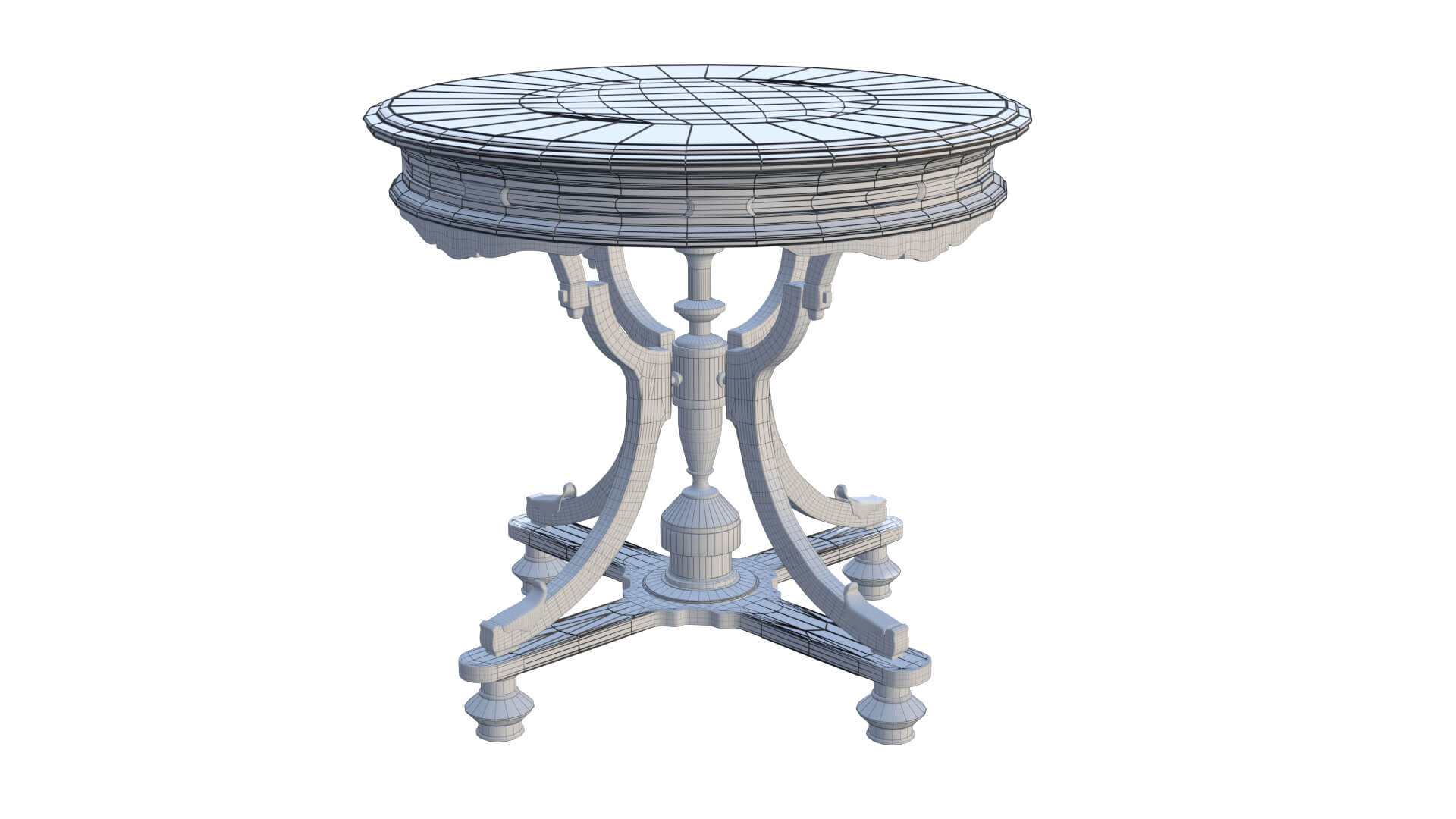 Antique Table - 3D Model by H3afDya