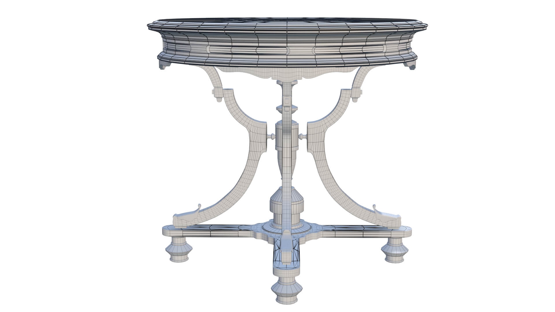 Antique Table - 3D Model by H3afDya