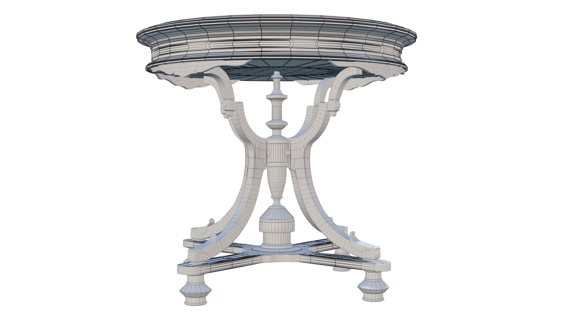 Antique Table - 3D Model by H3afDya