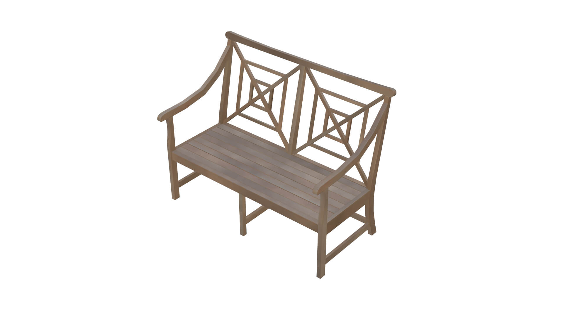 Garden Bench - 3D Model by H3afDya