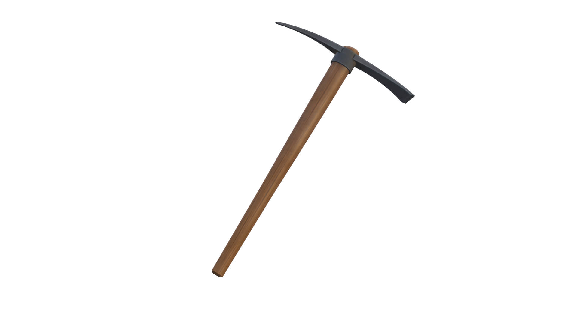 Wooden Pickaxe - 3D Model by H3afDya