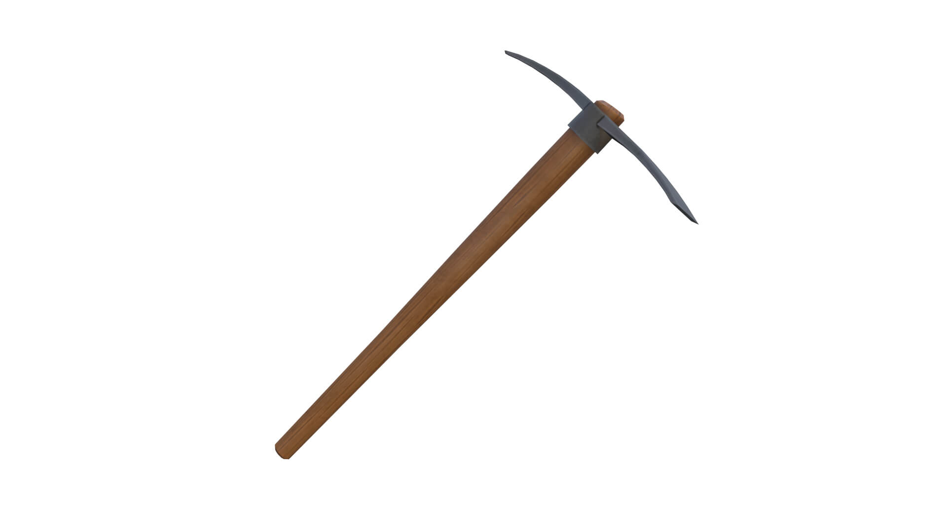 Wooden Pickaxe - 3D Model by H3afDya