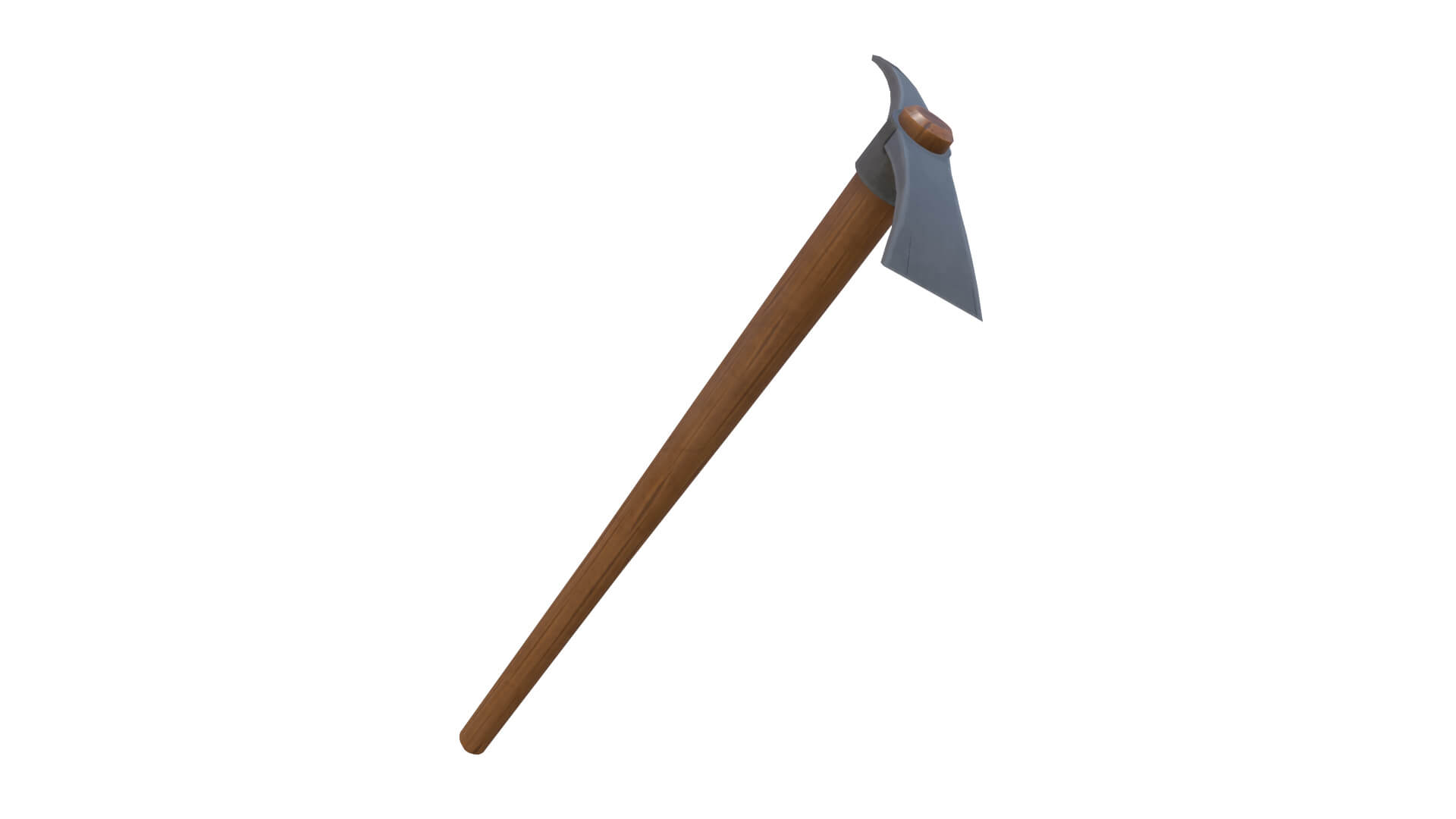 Wooden Pickaxe - 3D Model by H3afDya
