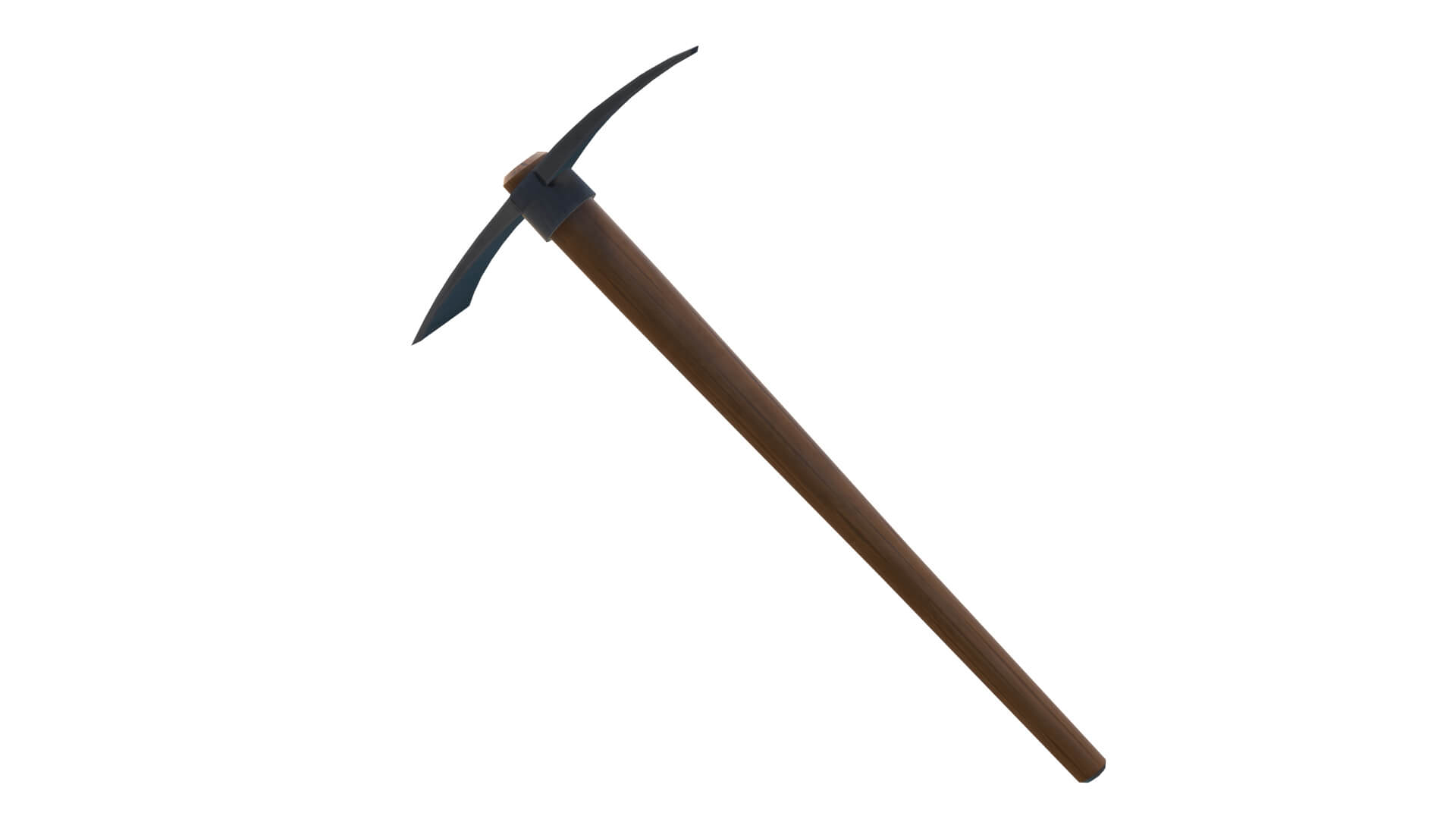 Wooden Pickaxe - 3D Model by H3afDya