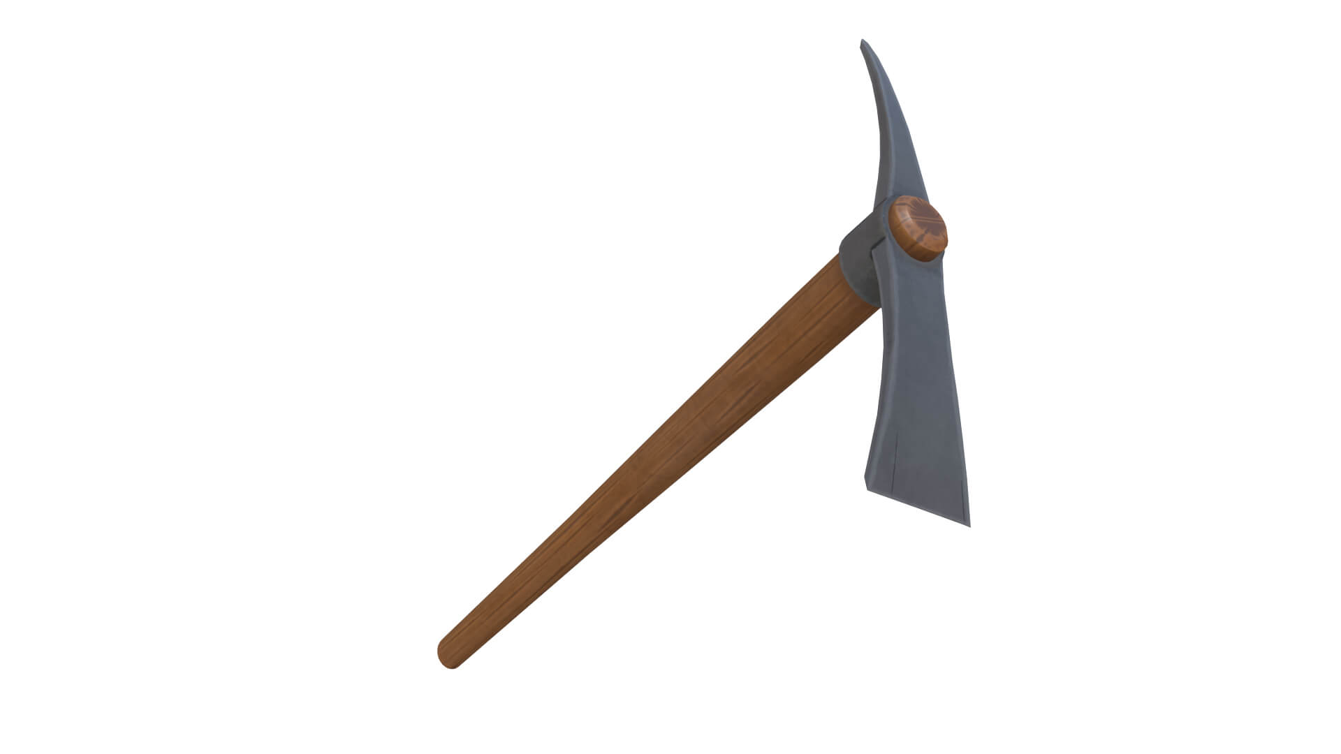Wooden Pickaxe - 3D Model by H3afDya