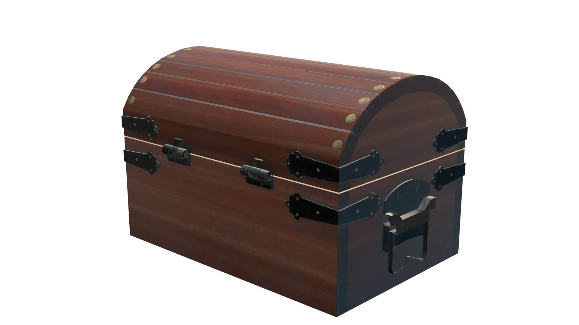 Wooden Chest - 3D Model by H3afDya