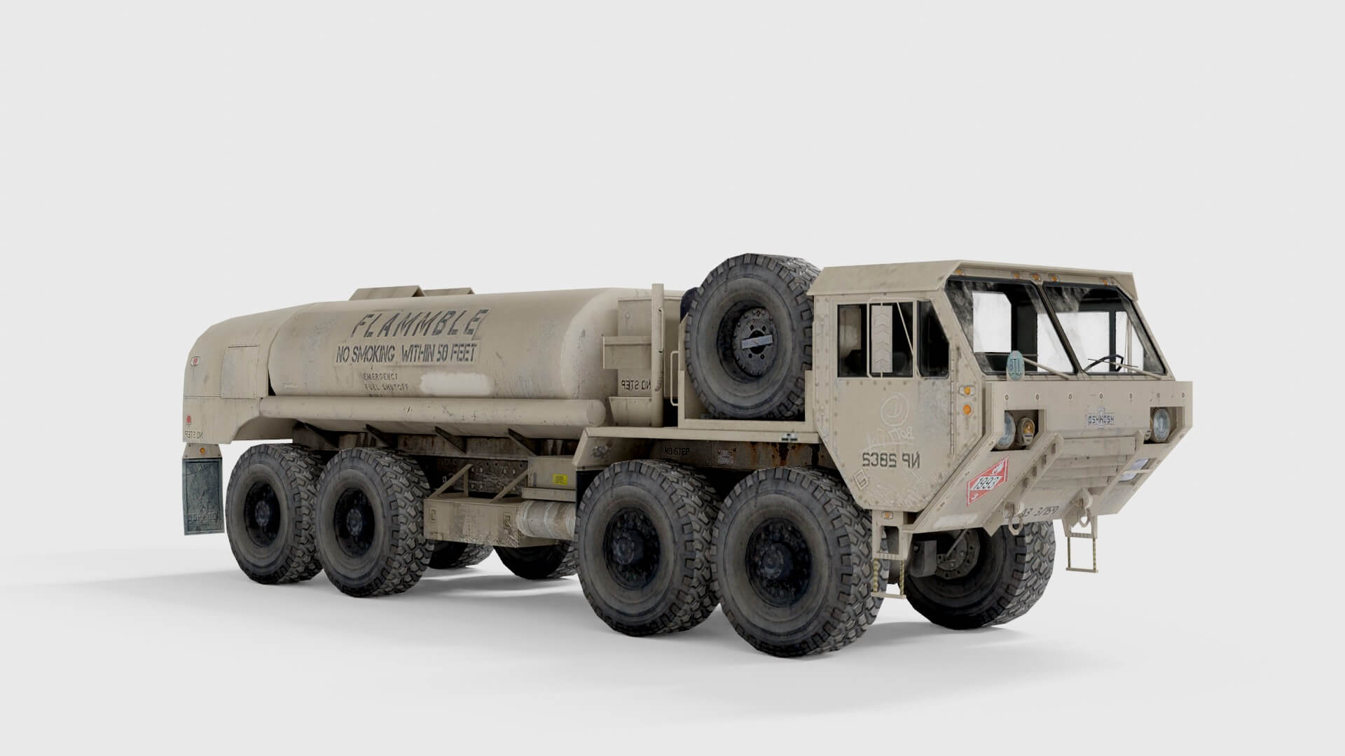 M978 Army Truck - 3D Model by H3afDya